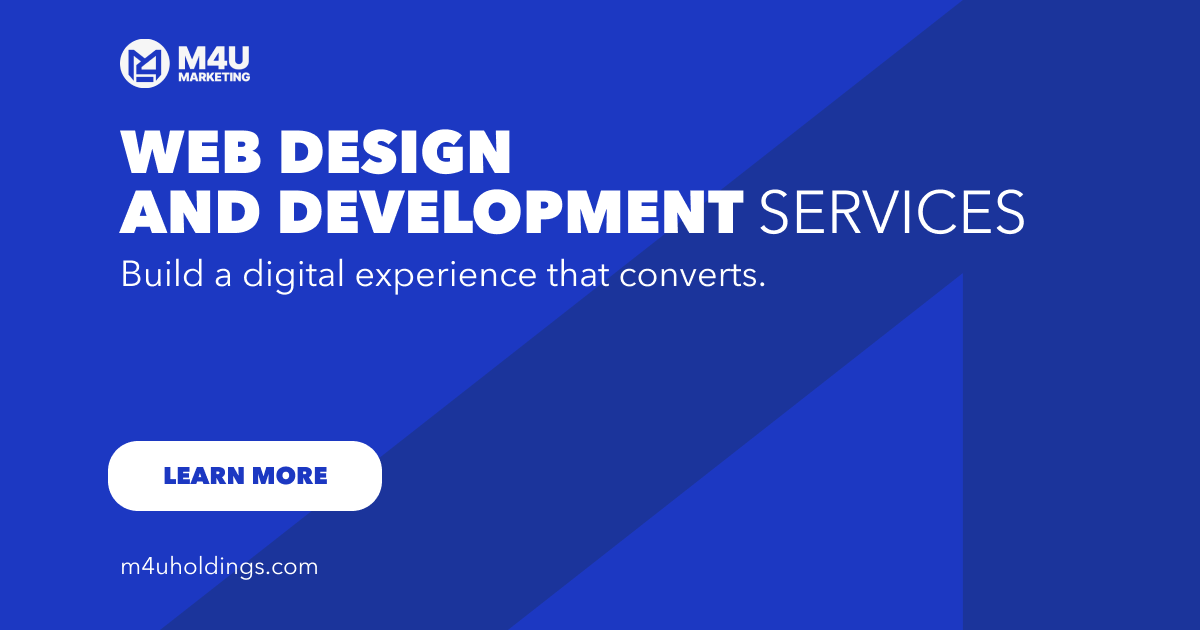 Web Design, Website Design & Web Development services in singapore | M4U Holdings
